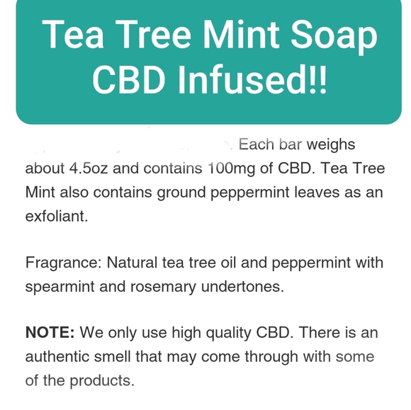 Hand Crafted | Bath & Body | Tea Tree Mint Soap Bars Each | Poshmark